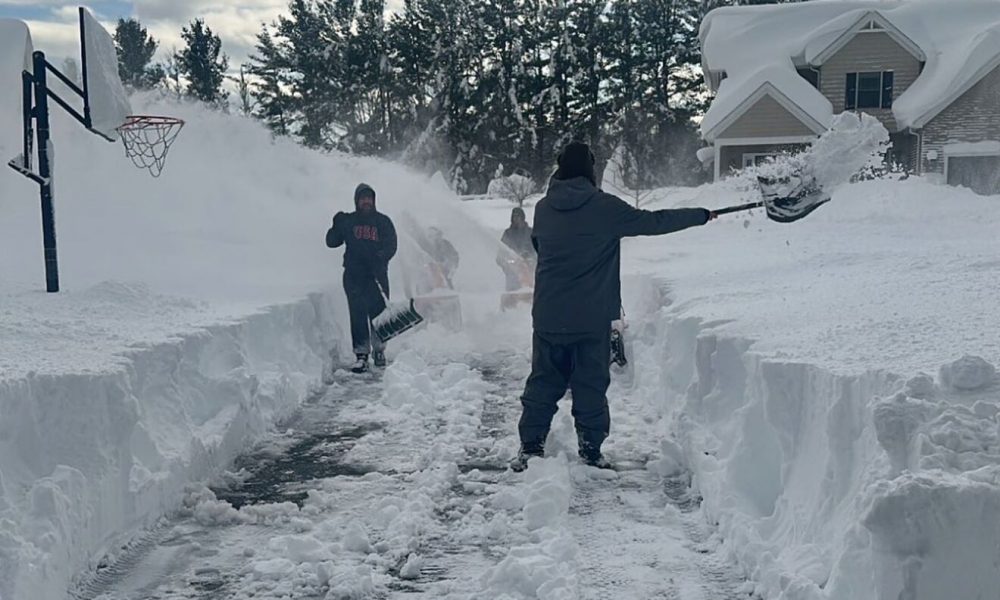 QB Josh Allen Gets Snowed In and Dug Out on Time – SoGoodly