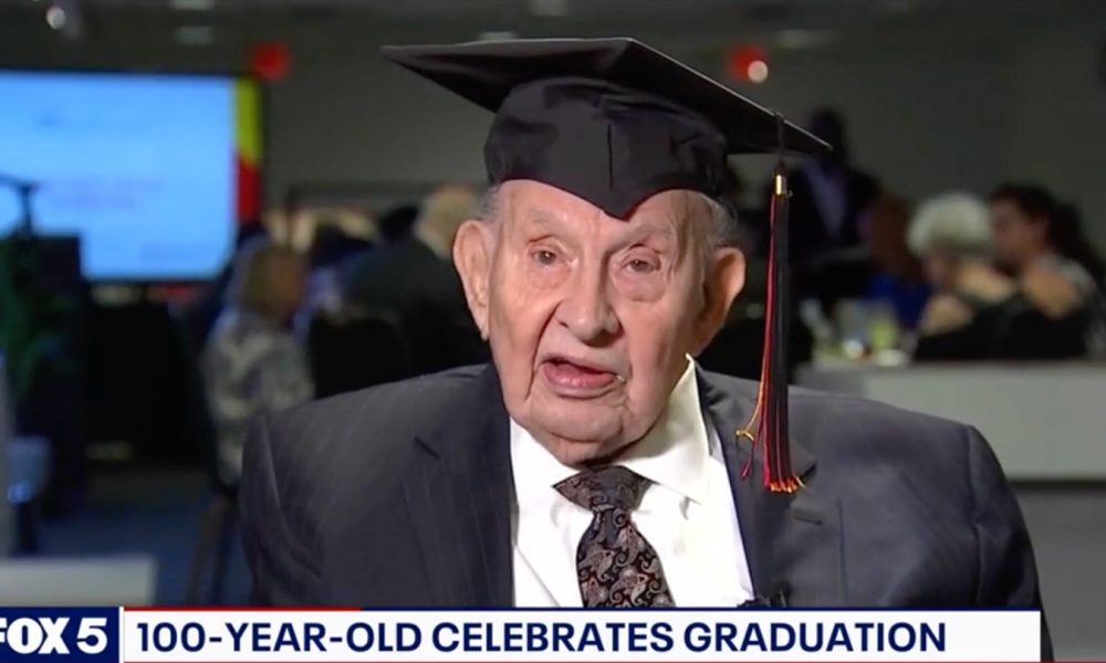A Century of Achievement: 100-Year-Old WWII Veteran Receives College ...